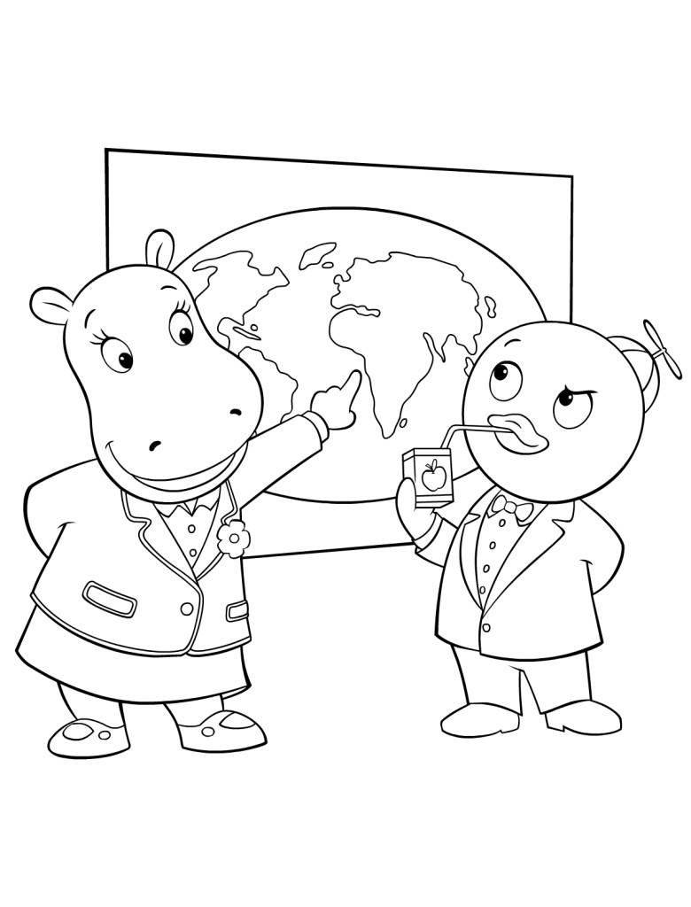 Backyardigans para colorear e imprimir