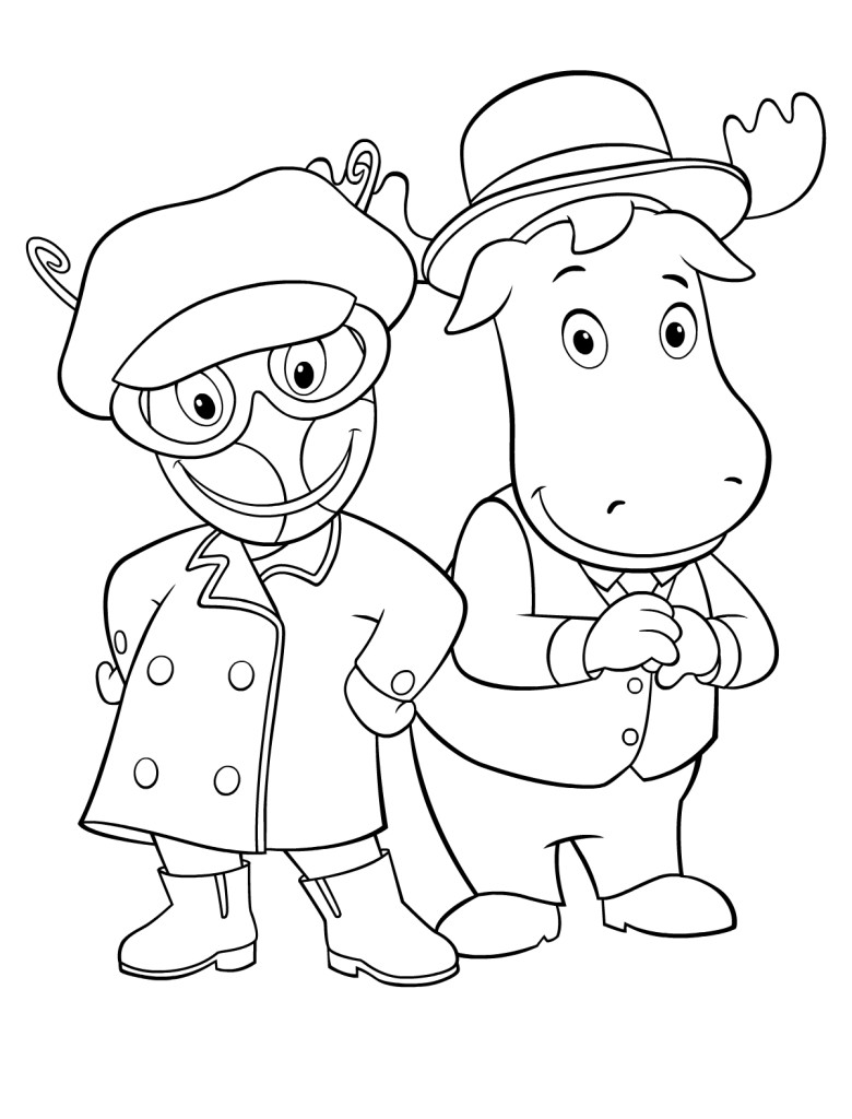 Backyardigans para colorear e imprimir