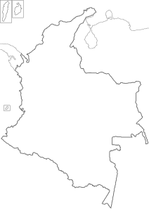 Mapa para colorear, pintar e imprimir