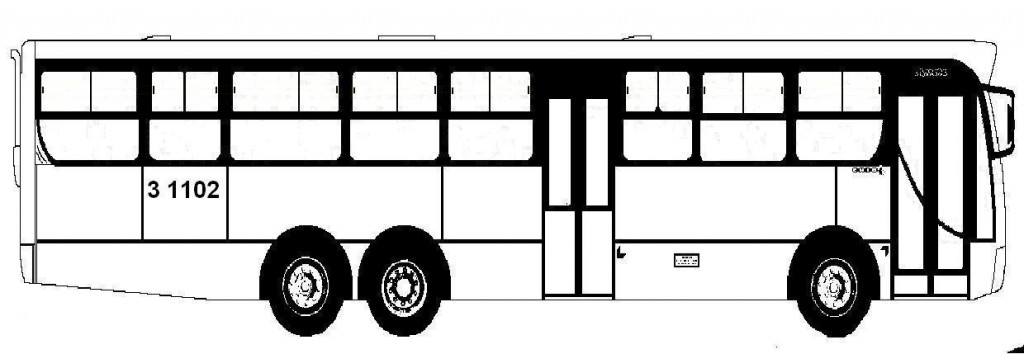 Bus para colorear