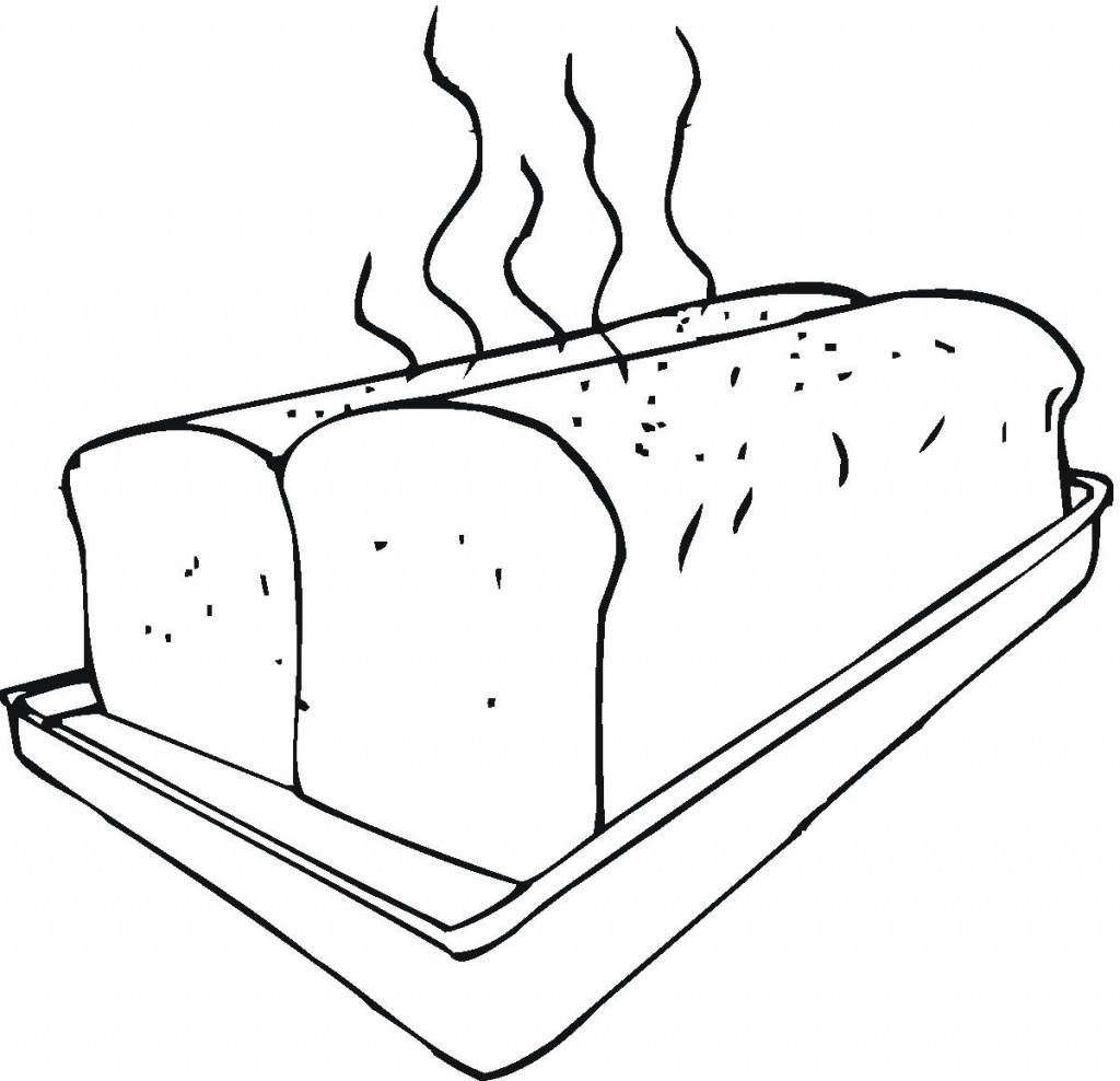 Pan para colorear