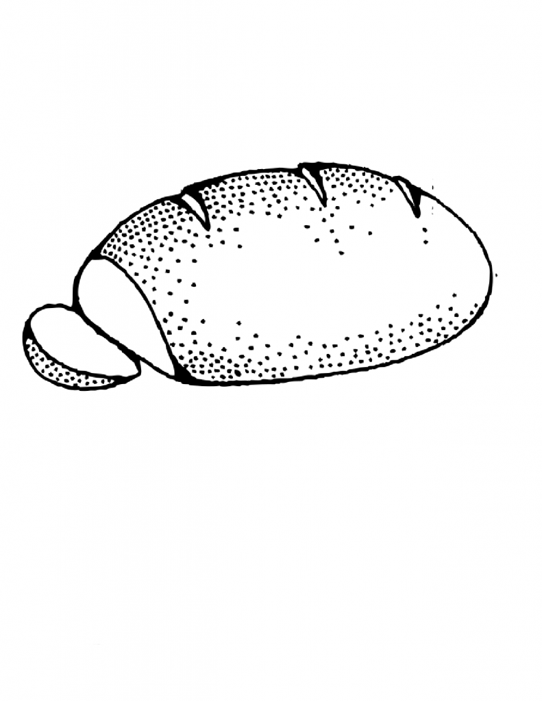 Pan para colorear