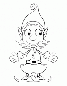 Duendes para colorear